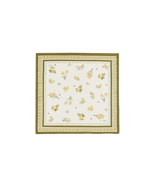 FABLE ENGLAND nouveau floral square scarf